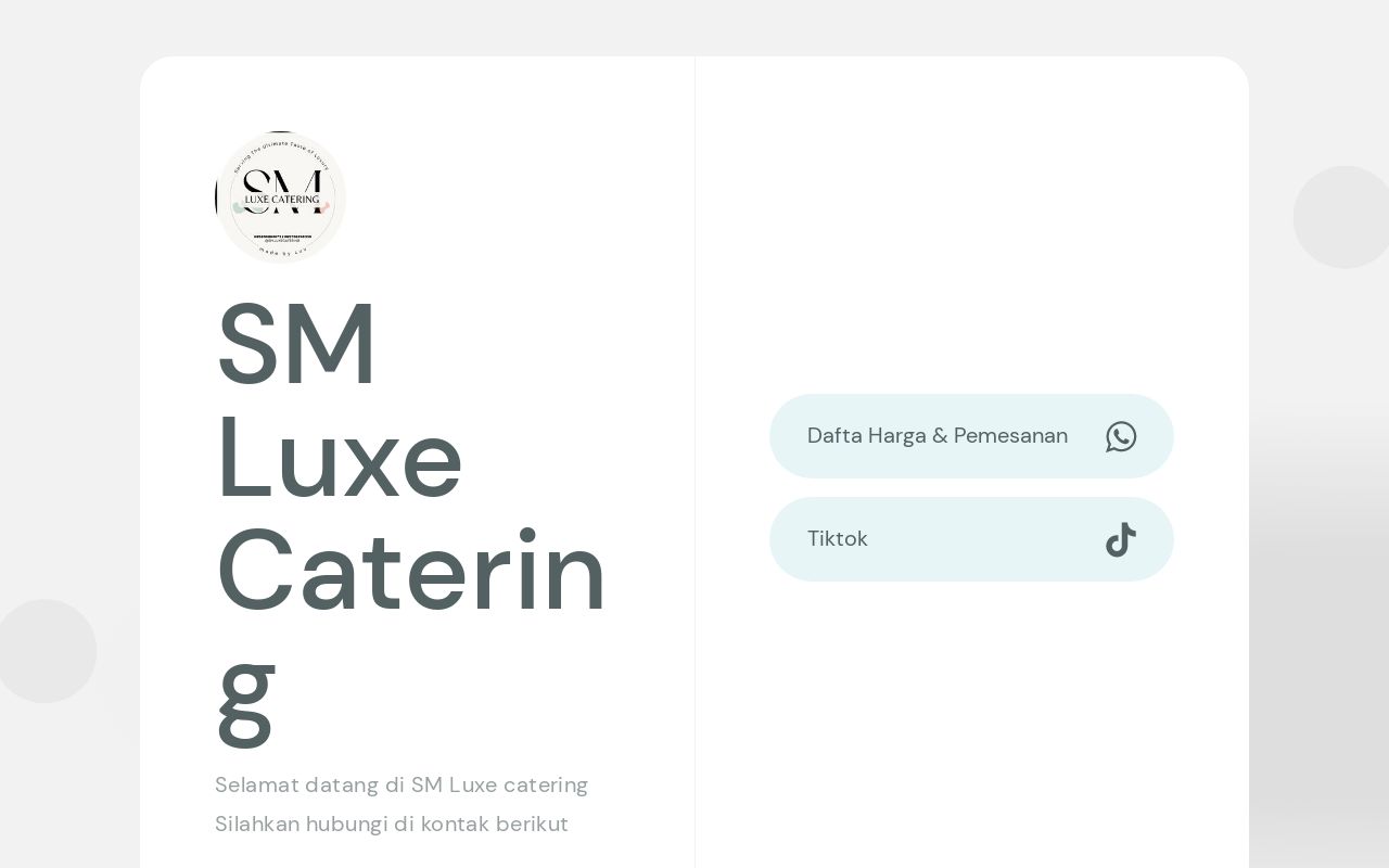SM Luxe Catering